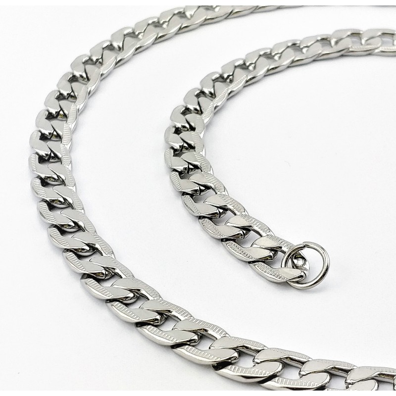 Roestvrijstalen Gourmet-Ketting Ketting Lengte 55 cm